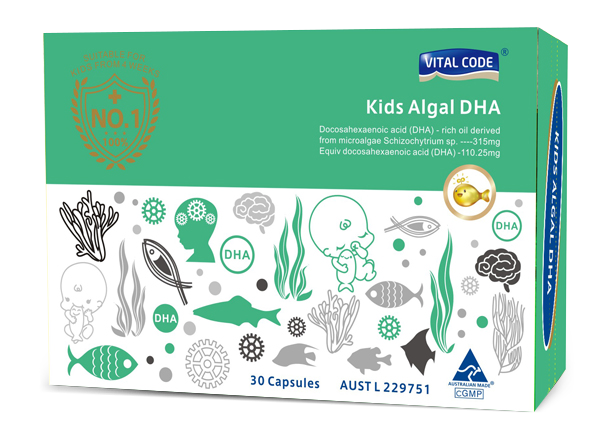 Kids Algal DHA 30 Capsules - B.PURE AUSTRALIA
